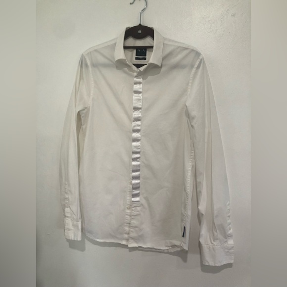 Armani Exchange | Shirts | Armani Exchange Ax Shirt Mens Small White ...
